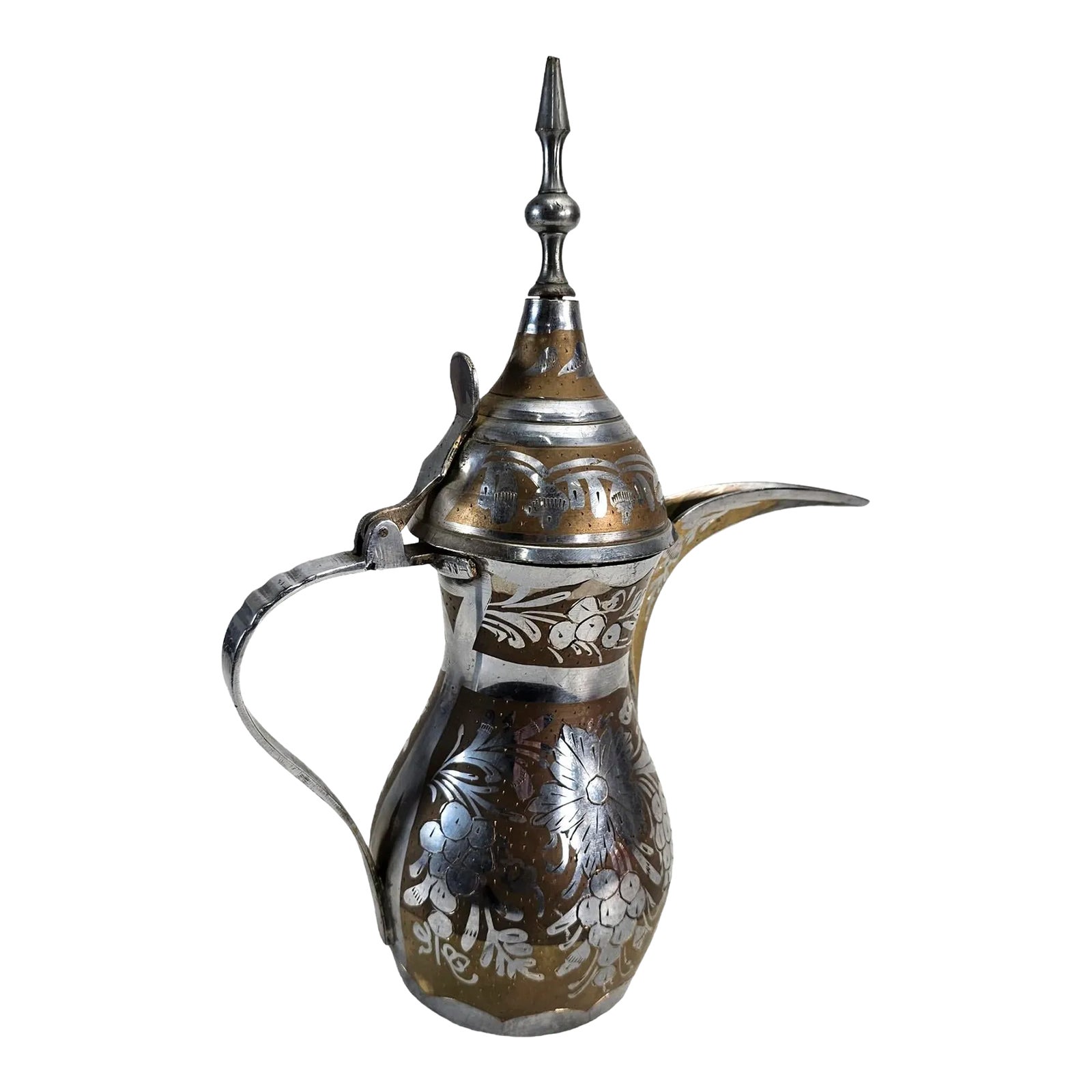 Dallah Coffee Pot With Crossed Swords Mark No. 143237 | Chairish