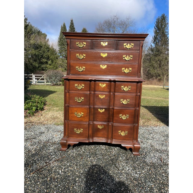 Pennsylvania House Chippendale Style Tall Cherry Dresser Kling | Chairish