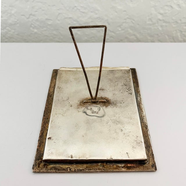 Abalone Shell and Alpaca Silver Picture Frame, 1950s | Chairish