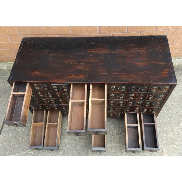 Antique South East Asian 40-Drawer Apothecary Cabinet, Circa 1920s ...