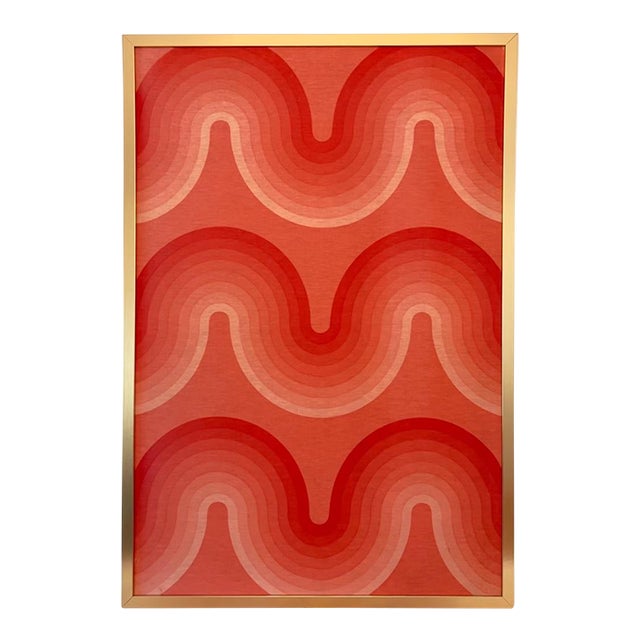 Mid Century Modern Mira-Spectrum "Wave" Verner Panton | Chairish