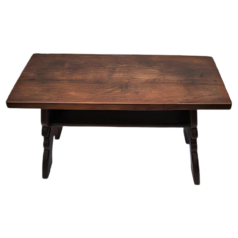 17th Century Austrian Small Trestle Table | Chairish