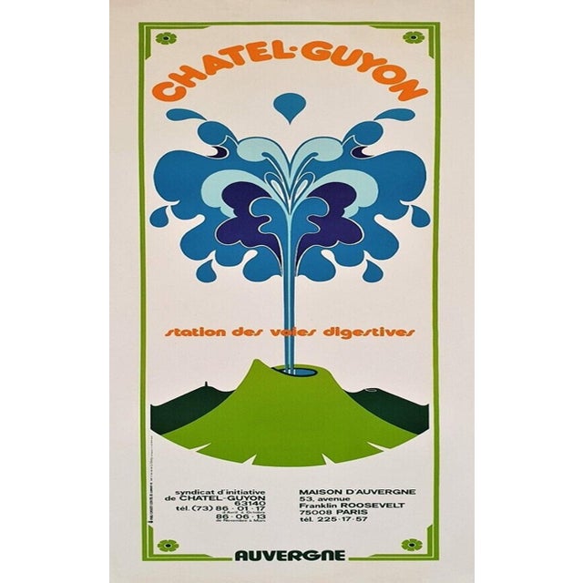 1970 Chatel Guyon Poster | Chairish