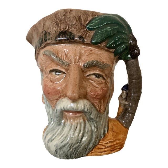 Royal Doulton Character Jug "Robinson Cruiso " D6539 Literature Series ...