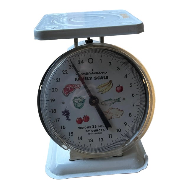 Vintage Metal Food Scale | Chairish