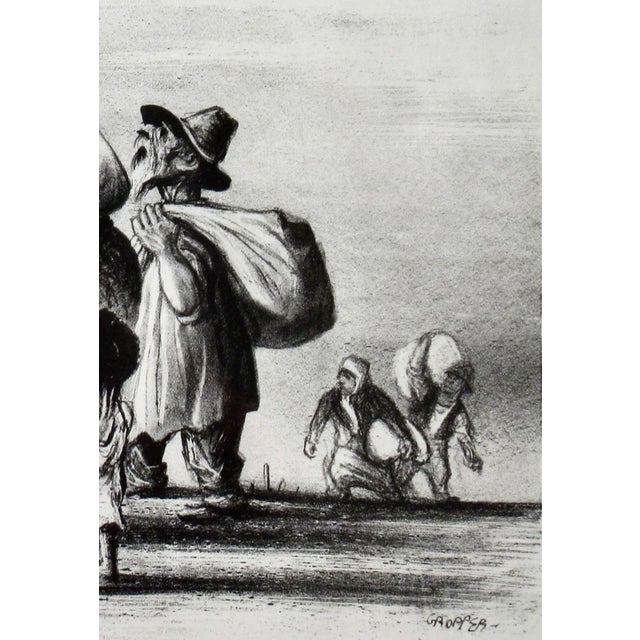 William Gropper Liberated Village, c.1940 | Chairish