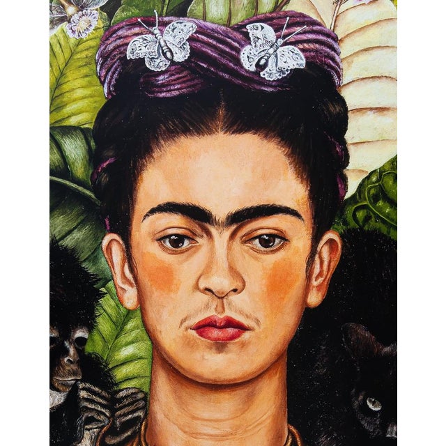 Self Portrait Poster after Frida Kahlo | Chairish