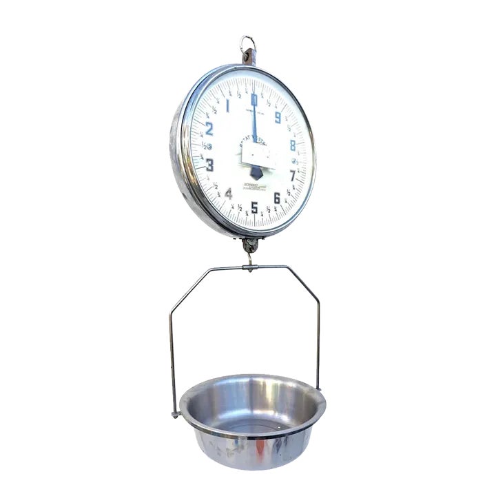 Vintage Hanging Double Sided Pan Scale, Western Mfg. Large Legal Trade ...