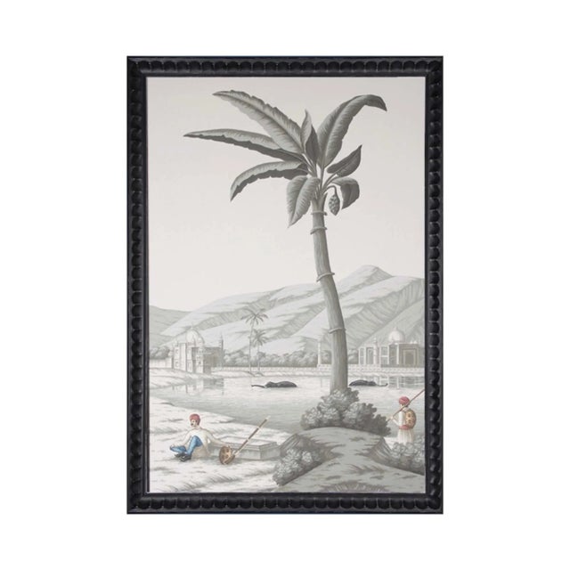 Old Scenes of India Triptych Paintings, Set/3 | Chairish