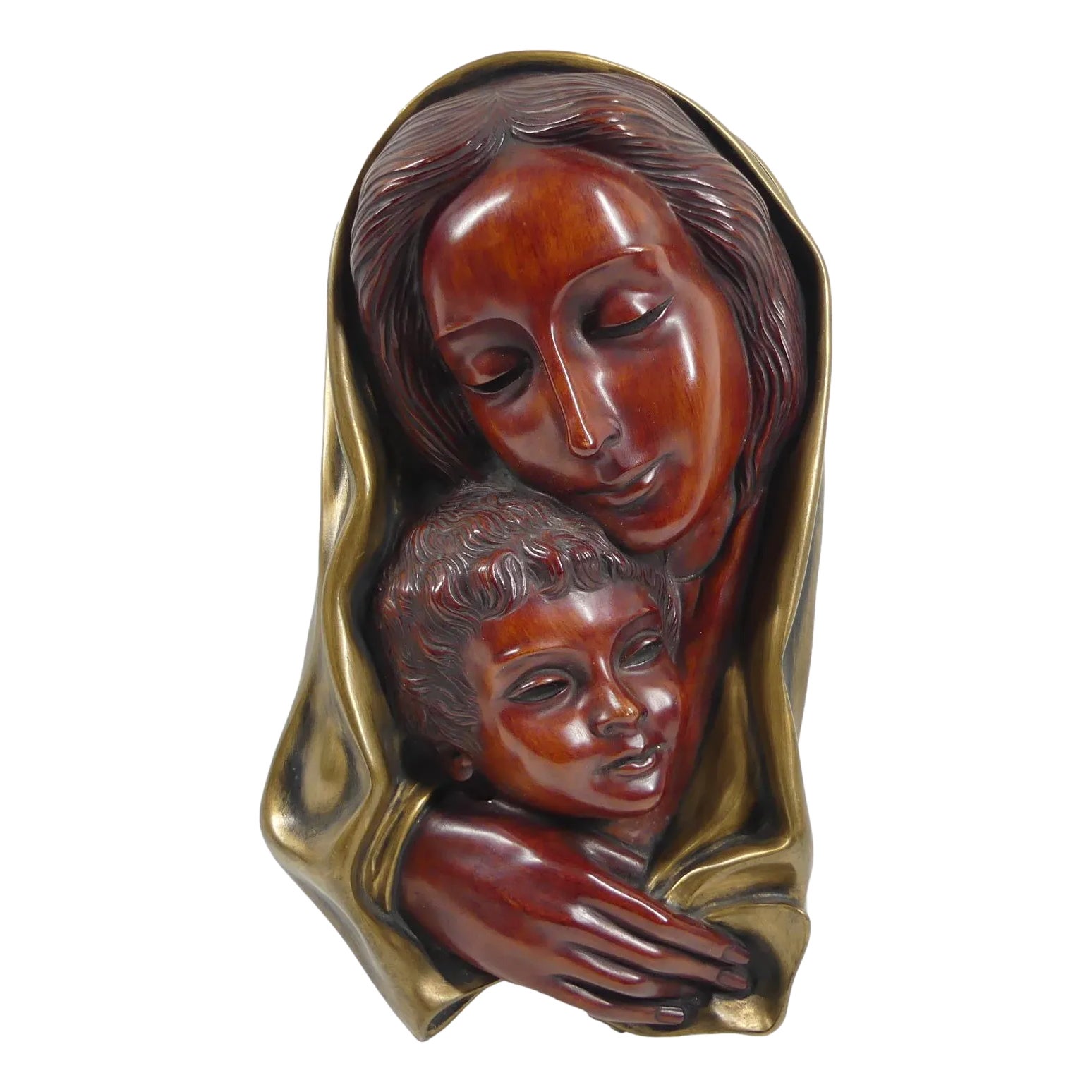 Achatit Wall Mask from Achatit Werkstätten, 1960s | Chairish