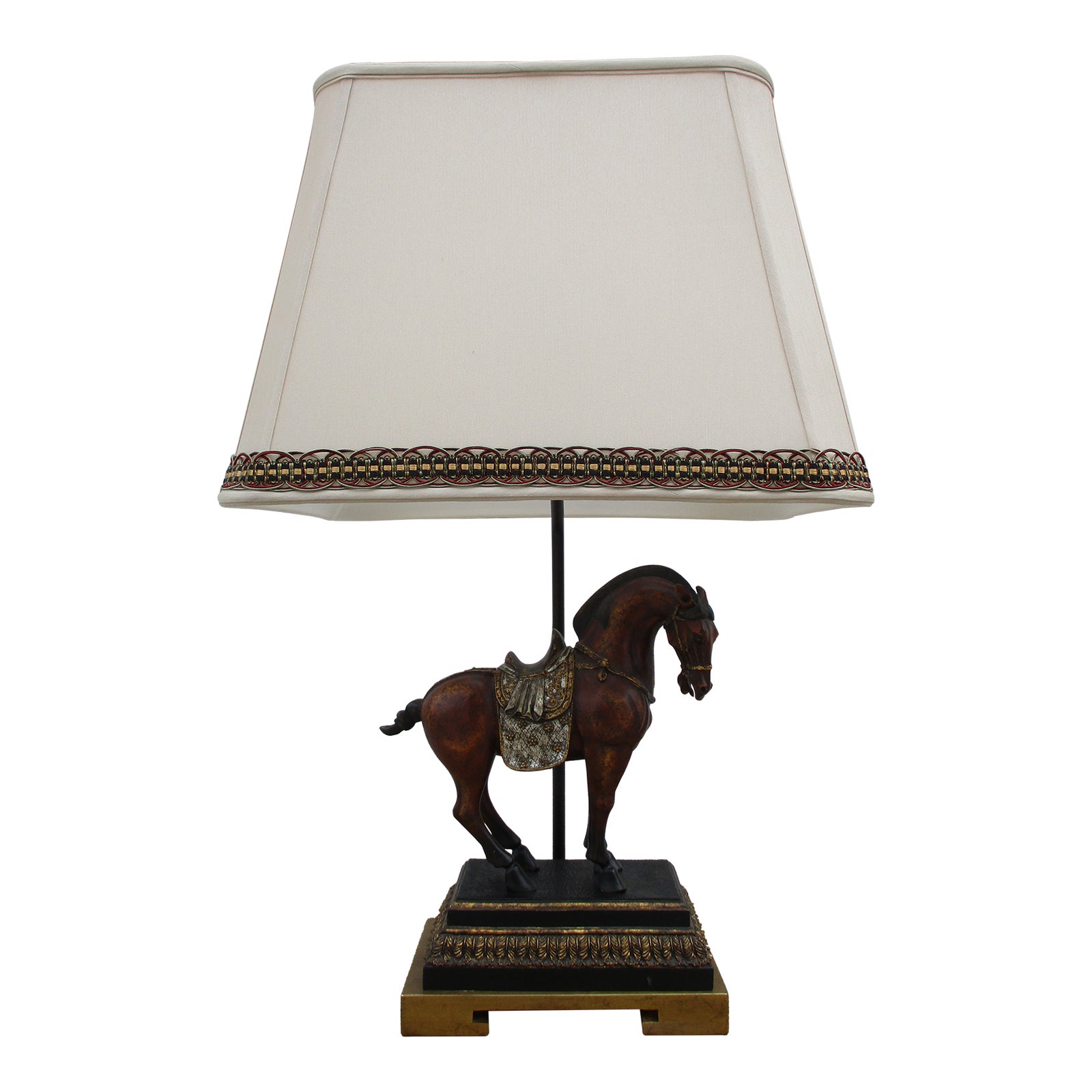 Frederick Cooper Equestrian Horse Table Lamp | Chairish