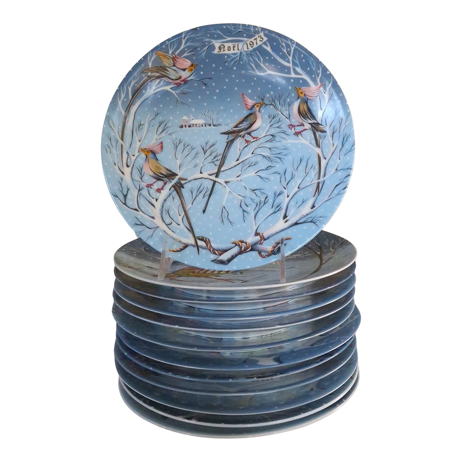 1970's Haviland Limoge & Remy Hetreau the Twelve Days of Christmas ...