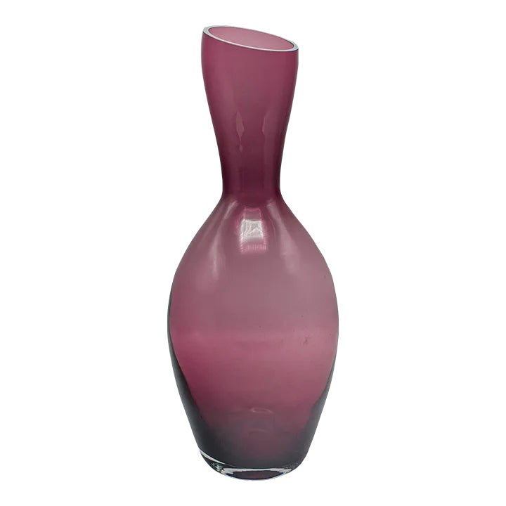 1870's Vintage Decanter Form Flower Vase | Chairish