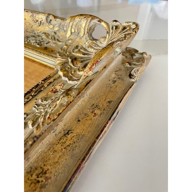 Antique French Gilded Gesso Gold Frame | Chairish