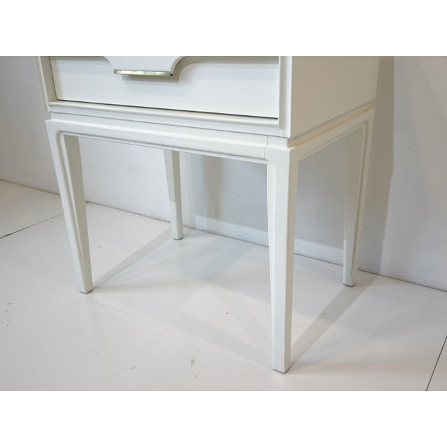 Mid 20th Century Basic Witz White Nightstand | Chairish