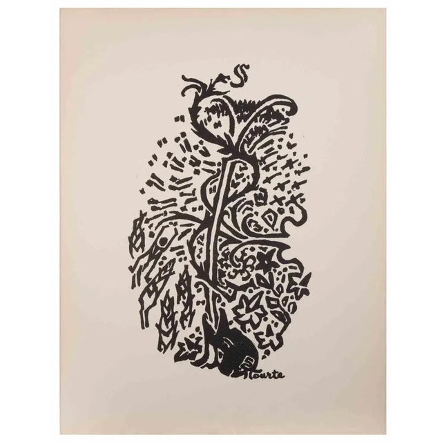 Suzanne Tourte, Words, Words, Words!, Etching, 1940s | Chairish