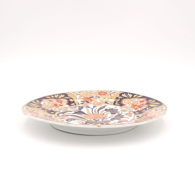 Set of Six Coalport Imari Dinner Plates, Circa 1820 | Chairish
