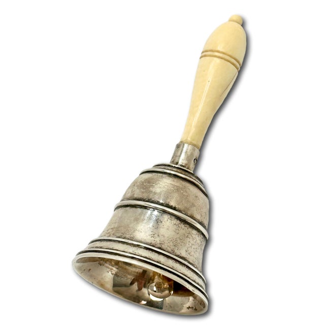 Fine Quality Circa 1973 Heavy Solid Cast Sterling Silver Dinner Bell by ...