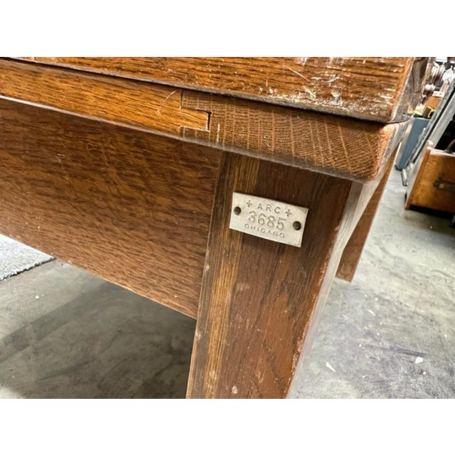 Antique Quartersawn Oak Library Card Catalog Cabinets With Stand by ...