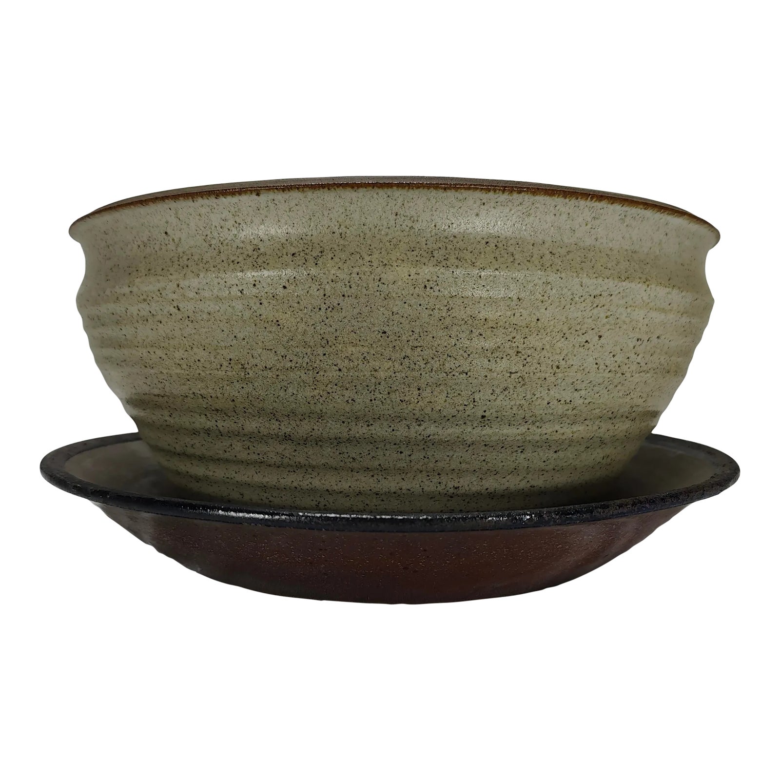 Vintage 1980s Mid Century Ceramic Planter by Maxine Scholts | Chairish