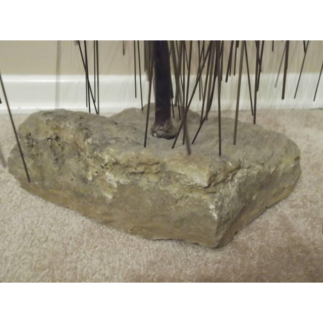 Abstract Willow Tree Welded Metal Sculpture | Chairish