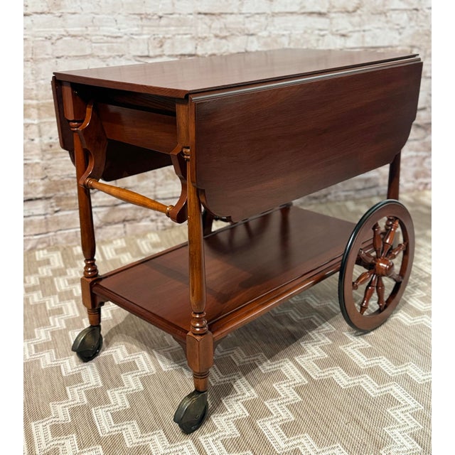 Mid Century Modern 1970 Henkel Harris Tea Cart Crafted by Virginia ...