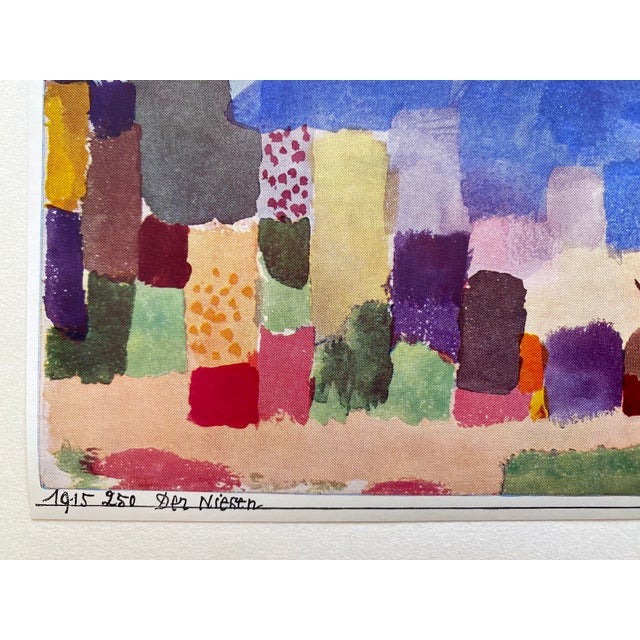 Paul Klee Vintage 1955 First Edition Modernist Lithograph Print " the ...