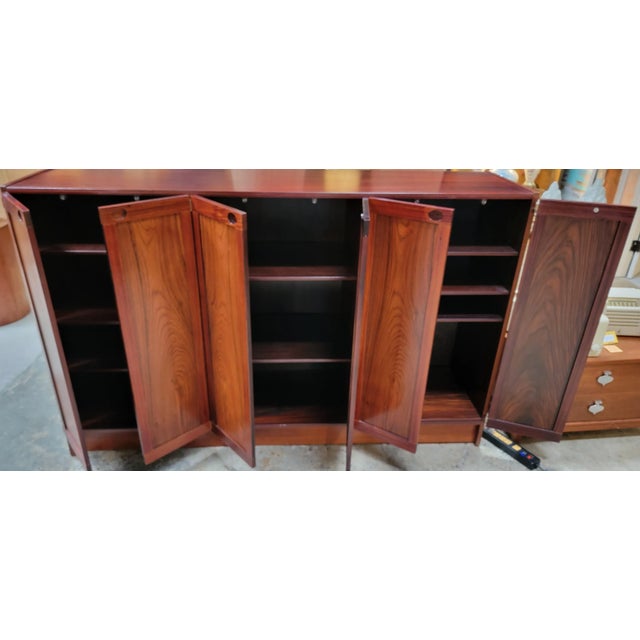 Rosewood Danish Modern Storage Cabinet by Dyrlund | Chairish