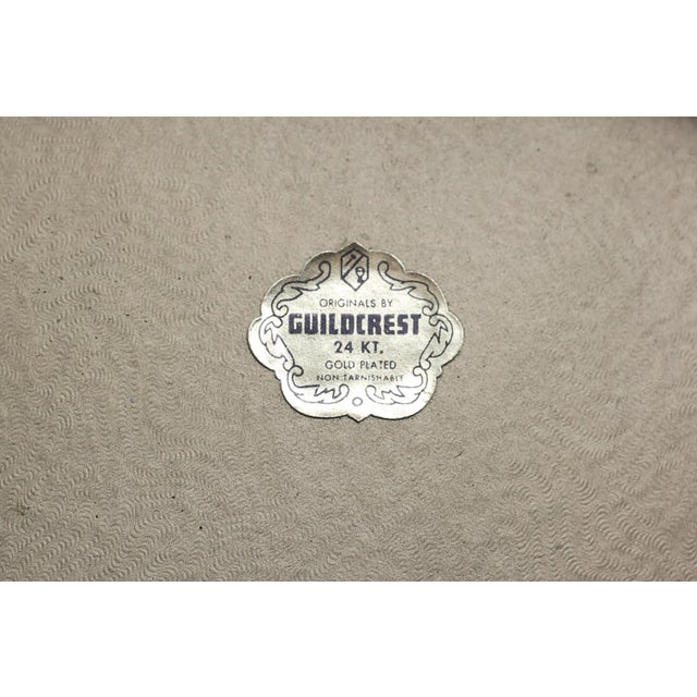 Vintage Guildcrest Gold Plated Rope and Tassel Tissue Box | Chairish