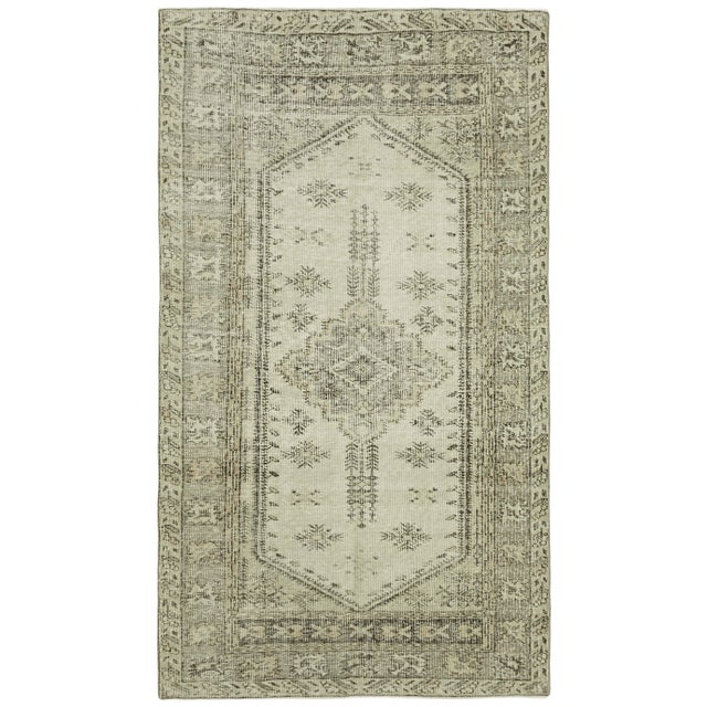 Vintage Turkish Beige Area Rug | Chairish