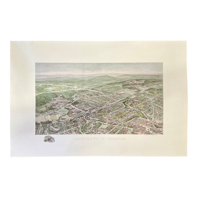 University of Virginia Print, Early 20th Century | Chairish