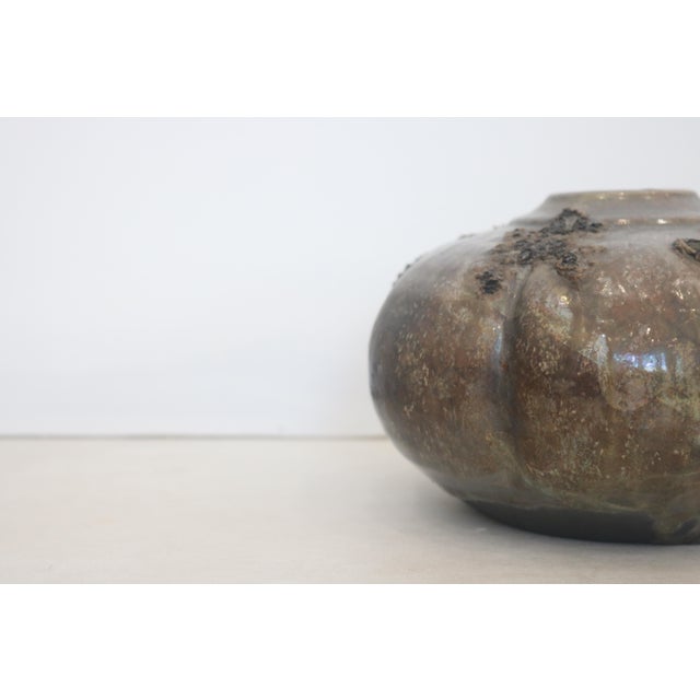 Late 20th Century Tony Evans Raku Pottery Vase, Signed and Numbered ...