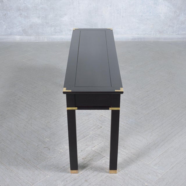 Vintage White Oak Console Table: Timeless Elegance & Craftsmanship ...