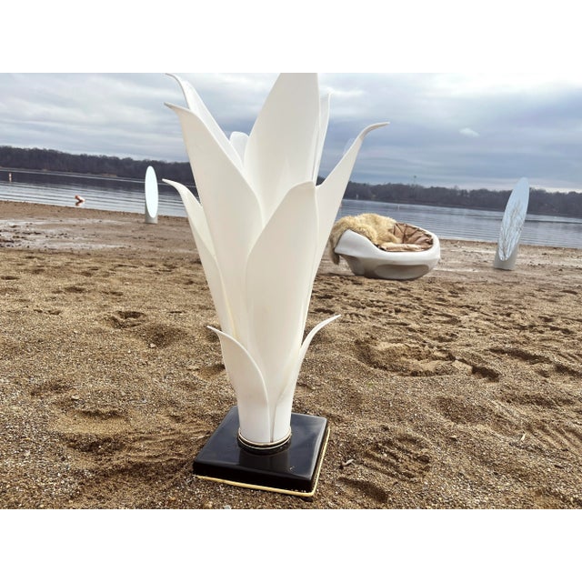 Tulip Shaped Acrylic Lamp by Rougier 1970s | Chairish