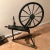 1900s Early American Spinning Wheel With Original Blue Paint | Chairish