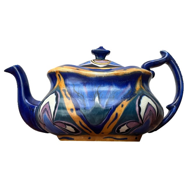 Vintage Handcrafted Ceramic Teapot from Carlton Ware, England | Chairish