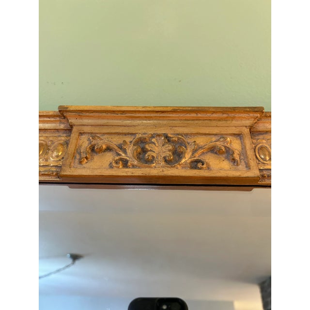 Vintage Regency/Neoclassical Gilt Wood and Faux Marble Beveled Wall ...