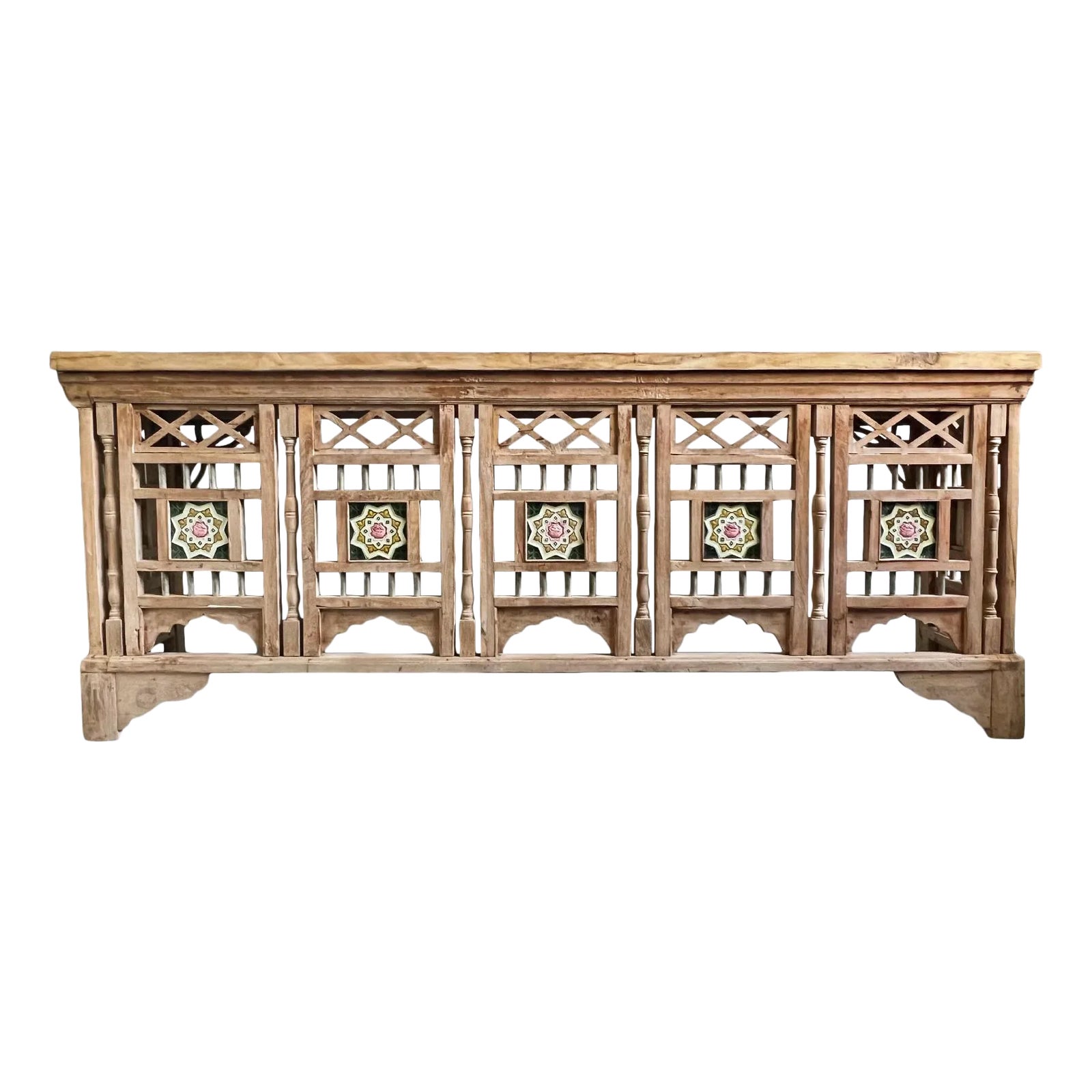 Old Balcony Console Table | Chairish