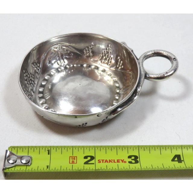 Antique French Sterling Silver Wine Taster Cup, Tastevin | Chairish