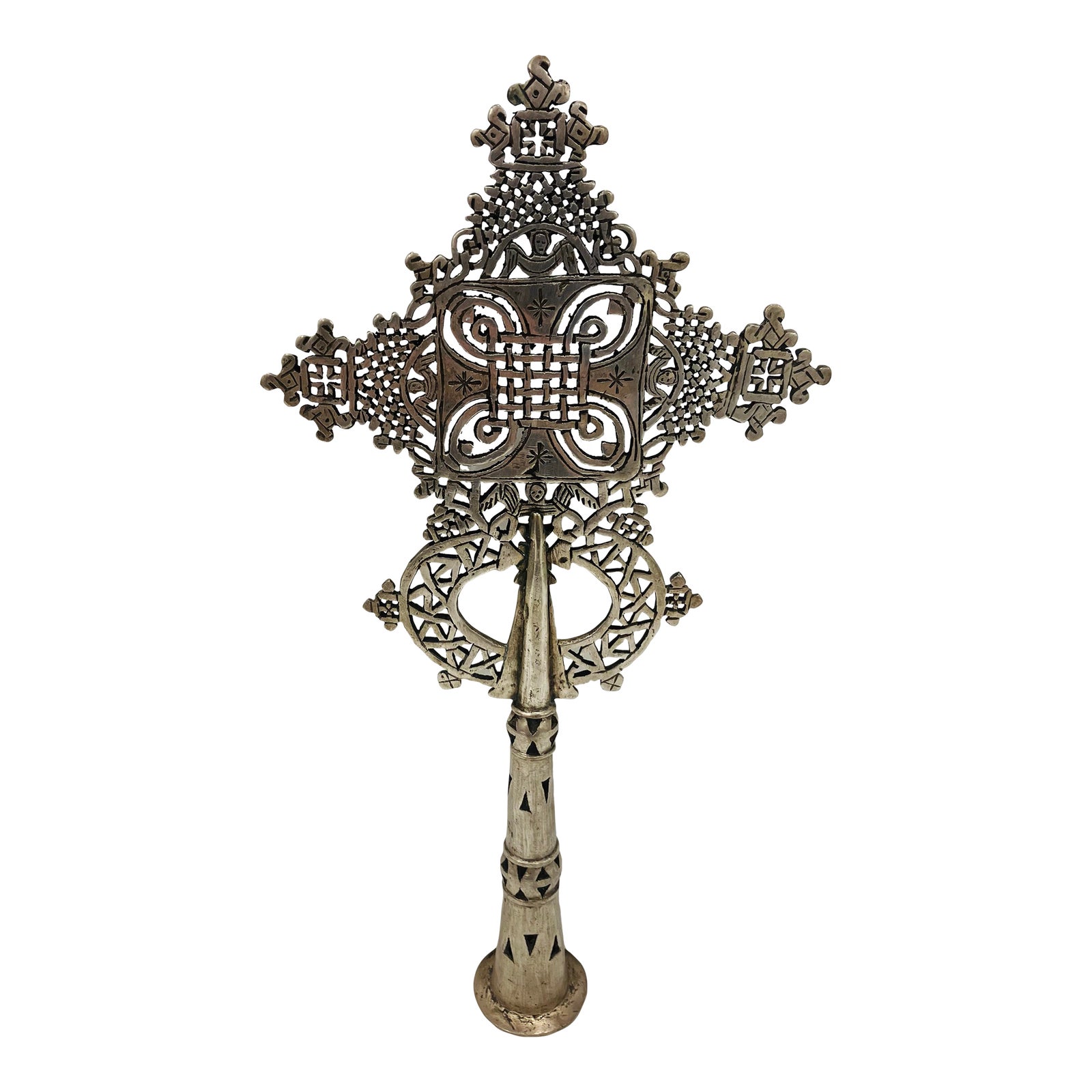 1950s Coptic Processional Cross | Chairish