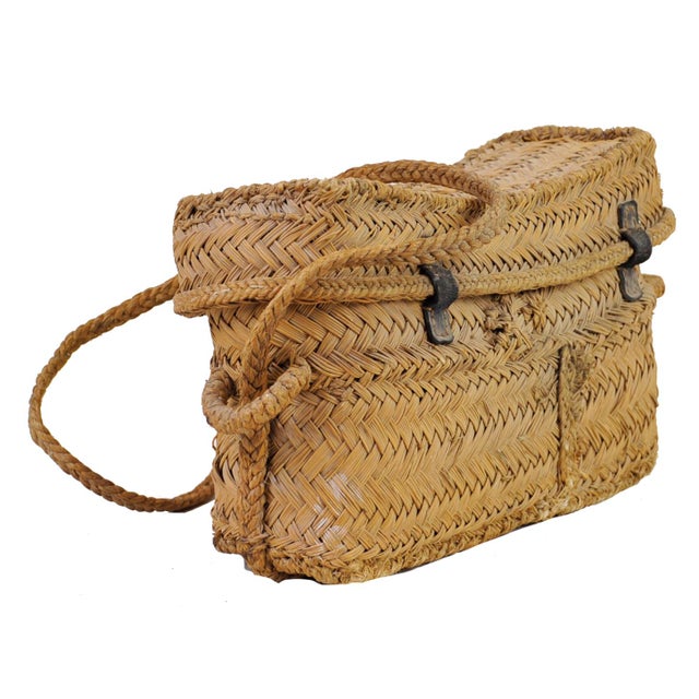 Vintage Spanish Basket | Chairish