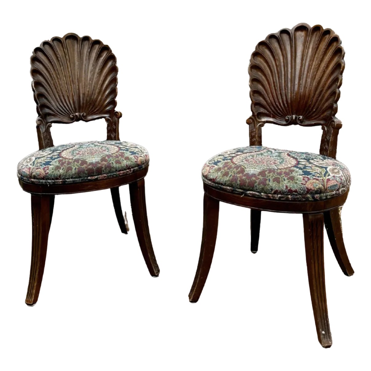 1960s Vintage Italian Grotto Chairs - Set of 2 | Chairish