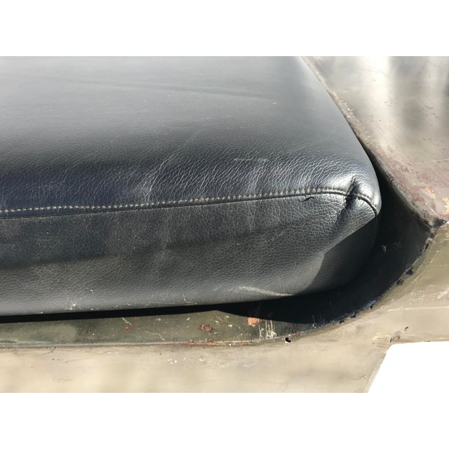 Late 20th Century Stainless Steel Bench | Chairish