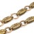 Antique Victorian Bronze 18k Gold Heavy Link Chain Necklace | Chairish