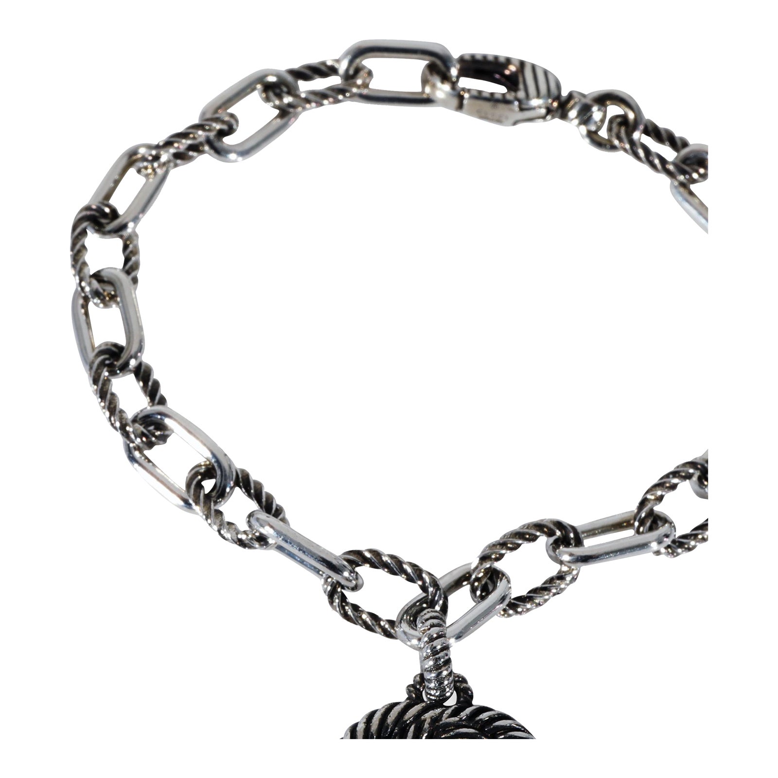 Gucci Twisted G Bracelet In Sterling Silver | Chairish