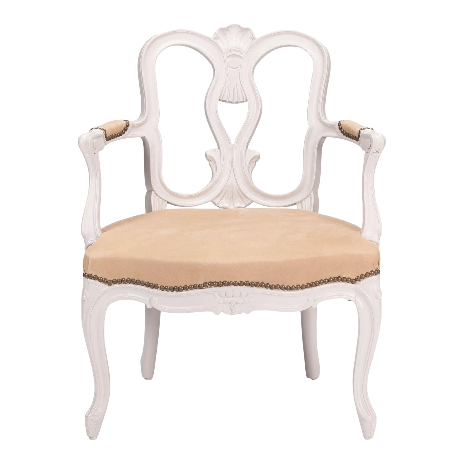 French Rococo Style Fauteuil (1920-30) | Chairish