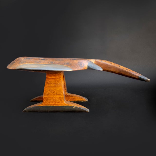 Small Brazilian Indigenous Stool | Chairish