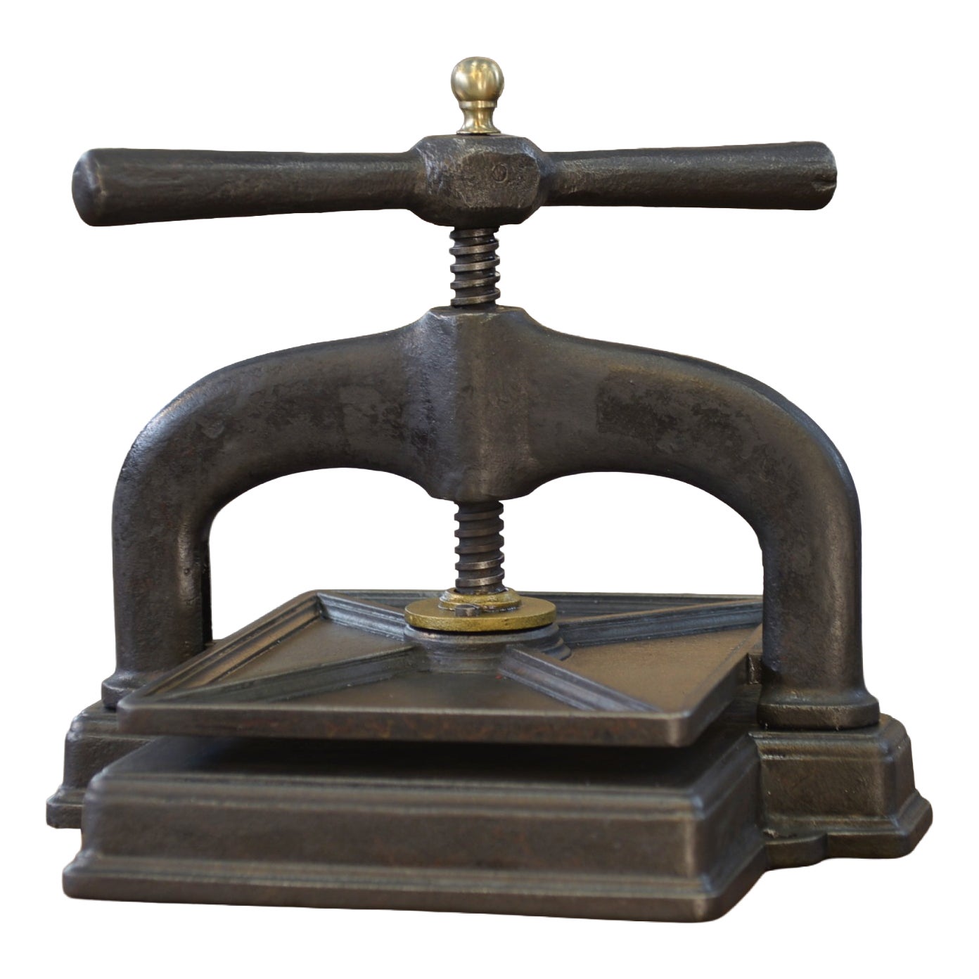 19th Century Cast Iron Bookbinding Press | Chairish
