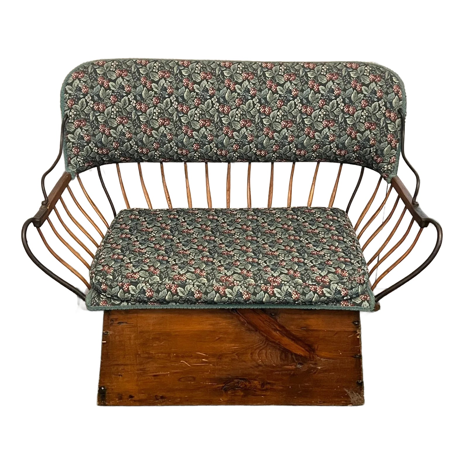 Antique 19th Cent. Converted Buggy Bench With Hidden Storage | Chairish