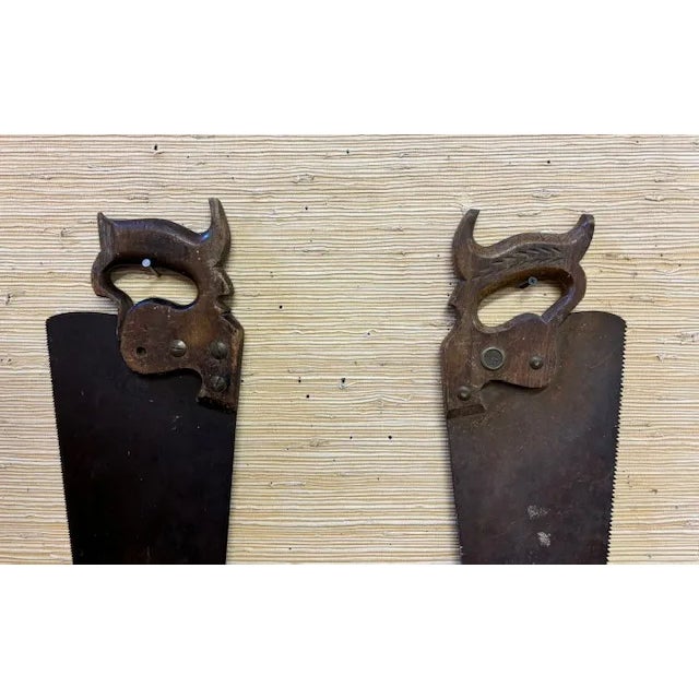 1940's Saws - Decorative Objects, Wall Art, Folk Art, Americana | Chairish